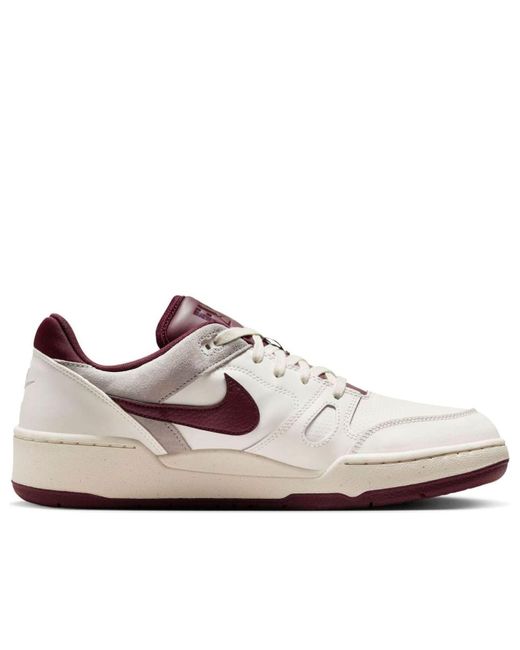 Nike Full Force Low 'Sail Burgundy' in White for Men | Lyst