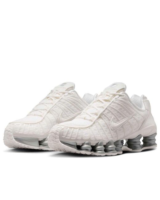 Nike Shox Tl in White | Lyst