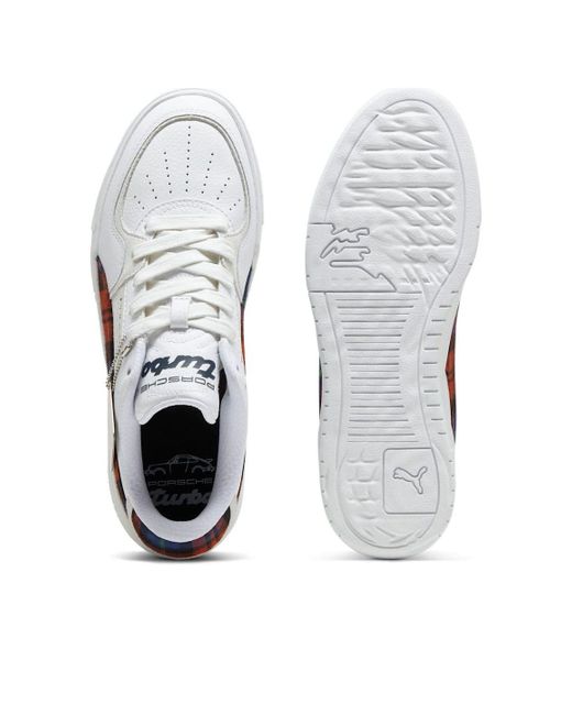 PUMA X Porsche Legacy Ca Pro 'Tartan Formstrip Redmazing' in White for ...