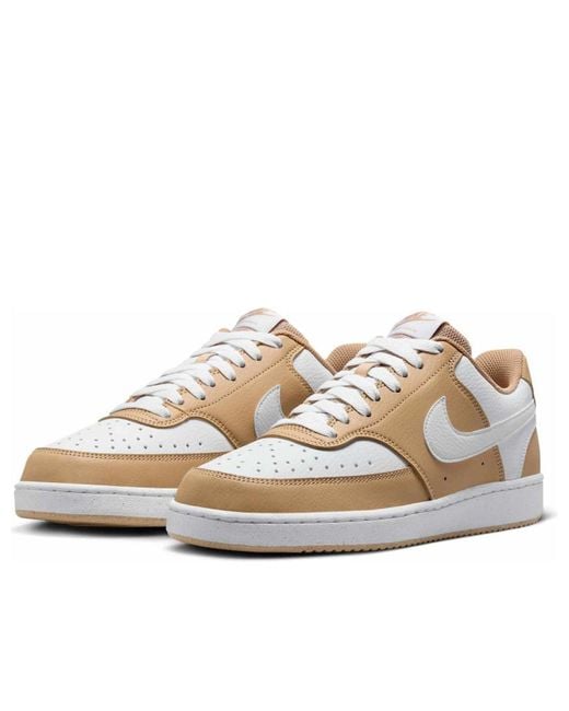 Nike (Wmns) Court Vision Low Next Nature 'Hemp' in White | Lyst