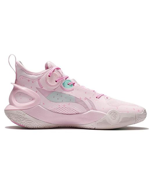 Li-ning Sonic Mid in Pink for Men | Lyst UK