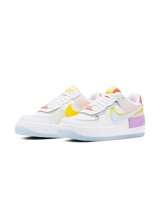 Nike (Wmns) Air Force 1 Shadow Hydrogen' in White | Lyst UK