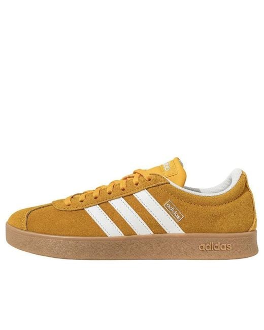adidas Vl Court Classic Gum' in Yellow for Men | Lyst