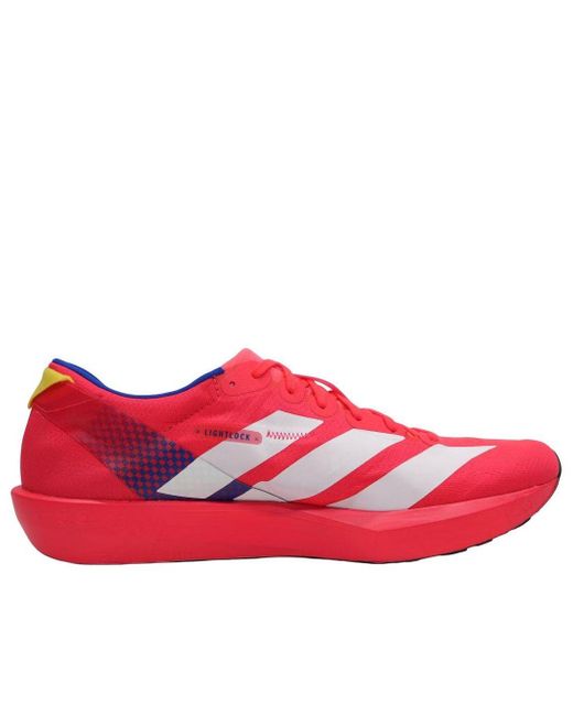 adidas Adizero Adios 9 'Lucid' in Red for Men | Lyst
