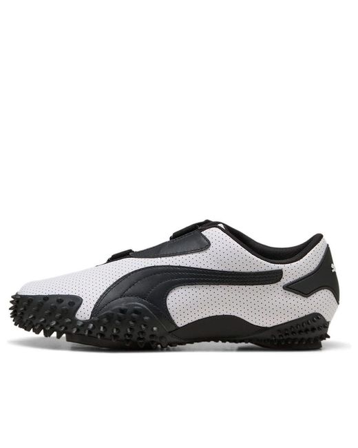 PUMA Mostro Perforated Leather in Black for Men | Lyst