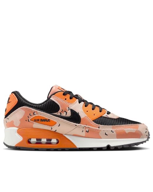 Nike Air Max 90 Premium 'Camo Pack Bio Safety' in Orange for Men | Lyst