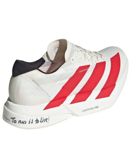 adidas Adizero Adios Pro 4 in Red for Men | Lyst