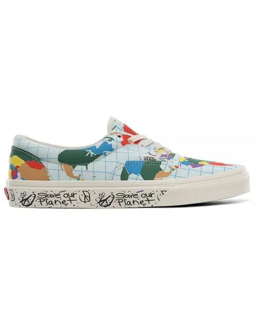 Vans Save Our Planet X Era 'World Map' in Blue for Men | Lyst