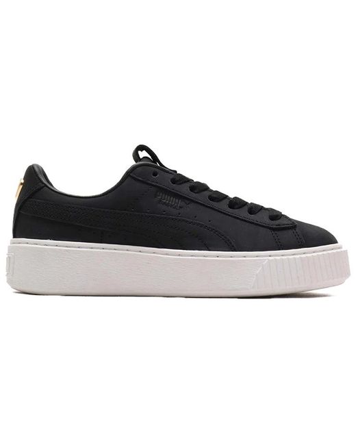 PUMA (Wmns) Platform Premium Logo in Black | Lyst UK