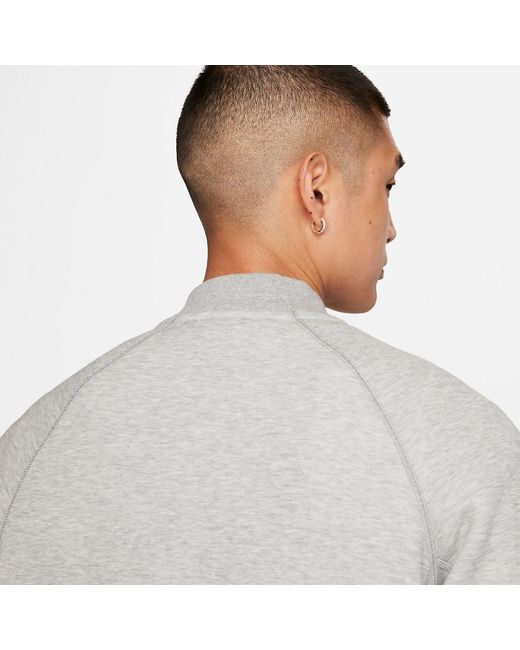 Nike Sportswear Tech Fleece Bomber Jacket '' in Grey for Men | Lyst UK