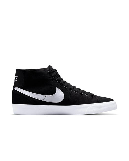 Nike Blazer Court Mid Sb in Black for Men | Lyst
