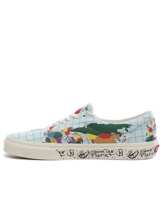 Vans Save Our Planet X Era 'World Map' in Blue for Men | Lyst