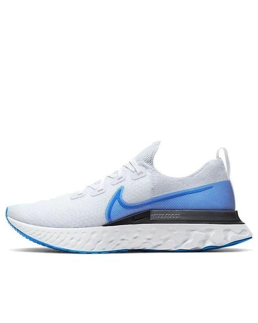 Nike React Infinity Run Flyknit Photo' in Blue for Men | Lyst