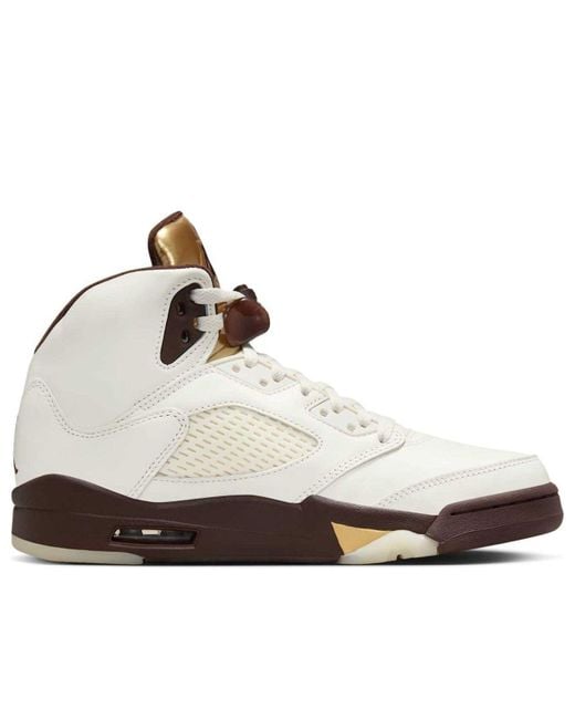 Nike Air 5 Retro "Golden Ticket" Shoes in White | Lyst