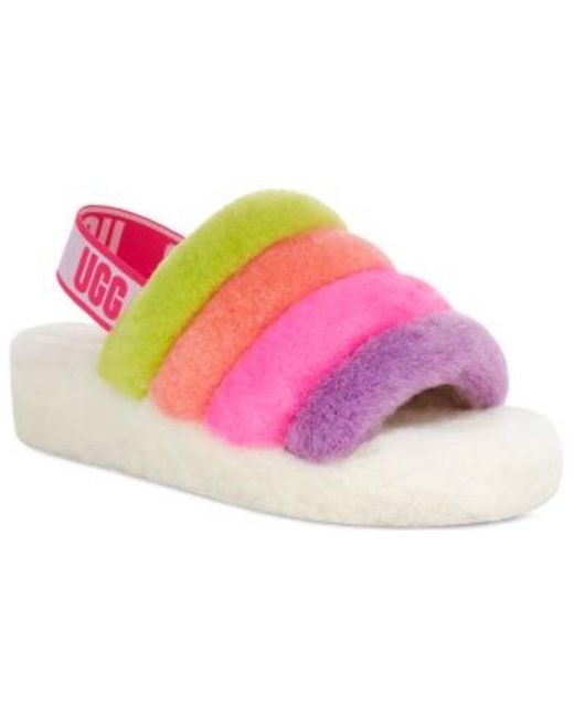 UGG (Wmns) Fluff Yeah Slide Taffy Multi' in Pink | Lyst