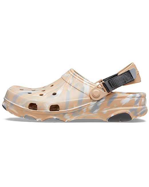 Crocs™ All Terrain Marbled Classic Clog 'Chai Multi' in Natural for Men ...