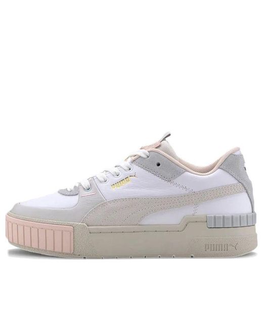 PUMA (Wmns) Cali Sport Mix 'Marshmallow' in White | Lyst