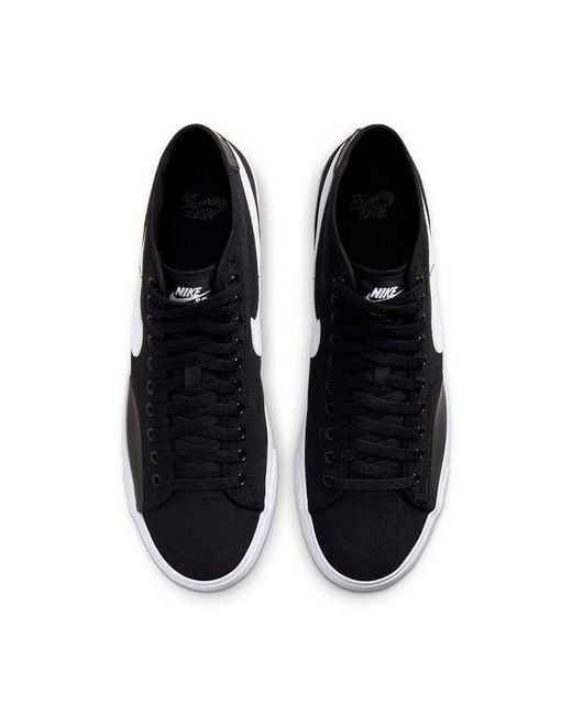 Nike Blazer Court Mid Sb in Black for Men | Lyst