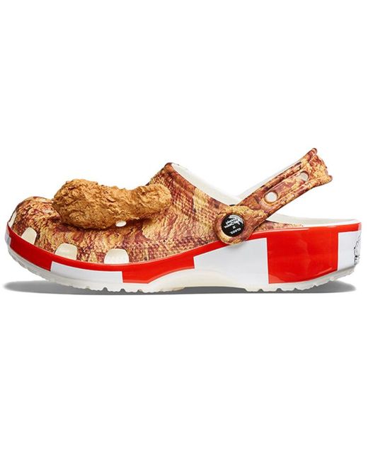 Crocs™ Kfc X Classic Clog Crossover Beach Sandals in Red for Men | Lyst