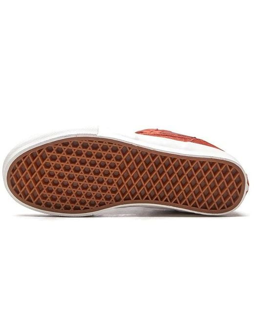 Vans Skate Half Cab Mid-Top Sneakers in Red for Men | Lyst UK
