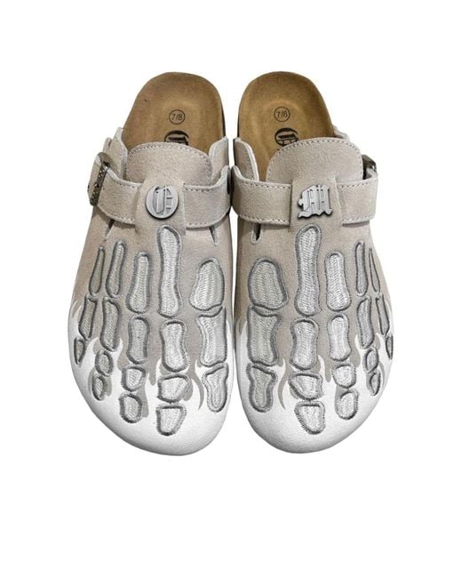 OMNEWYORK Octavious Marks Clog 'Fish Bone' in Brown for Men | Lyst