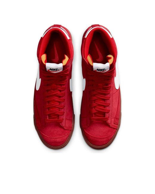 Nike Blazer Mid 77 Gum' in Red for Men | Lyst