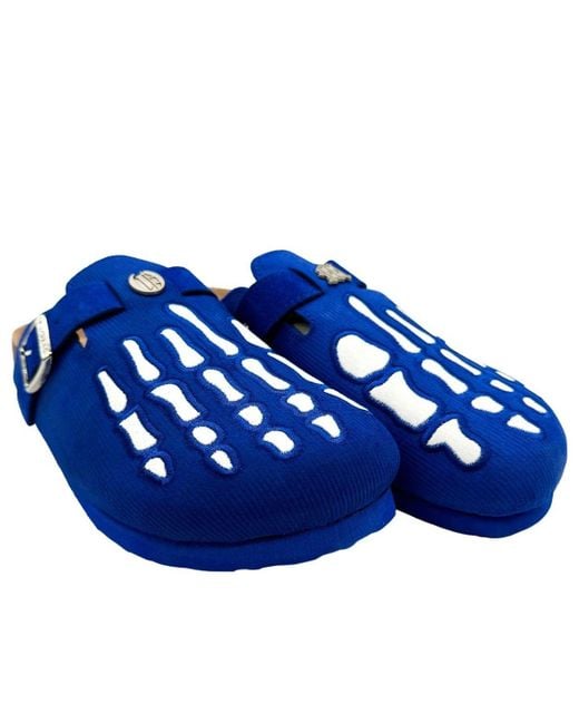 OMNEWYORK Octavious Marks Clog 'Corduroy' in Blue for Men | Lyst