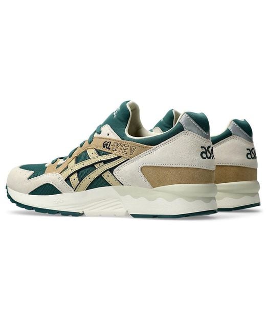 Asics Gel-Lyte V 'Dark Neptune Sand' in White for Men | Lyst