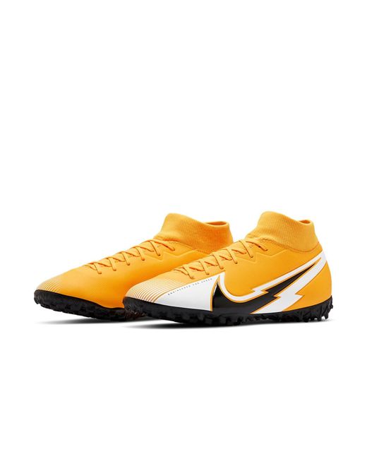 Nike Mercurial Superfly 7 Academy Tf Turf in Yellow for Men | Lyst