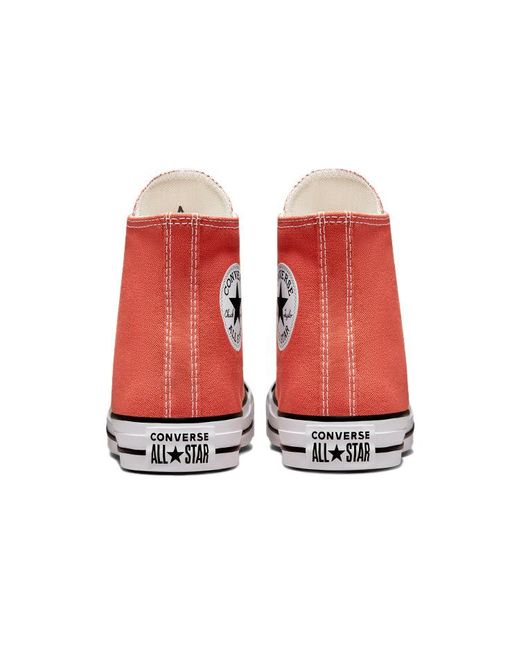 Converse Chuck Taylor All Star Canvas Shoe in Red | Lyst UK