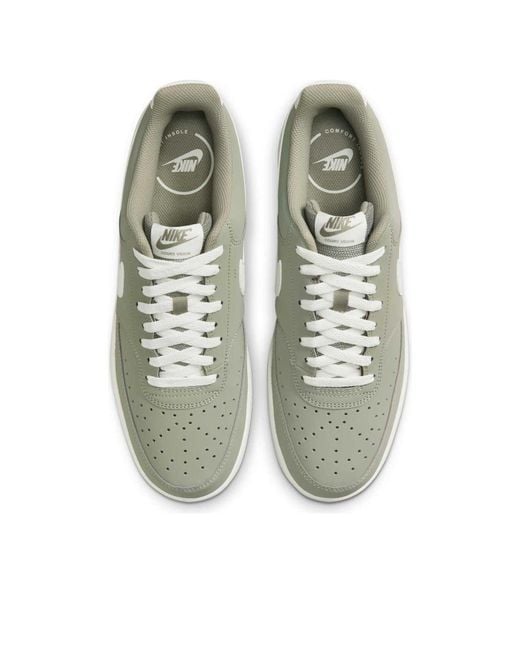 Nike Court Vision Low Premium 'Light Army Sail' in Green for Men | Lyst