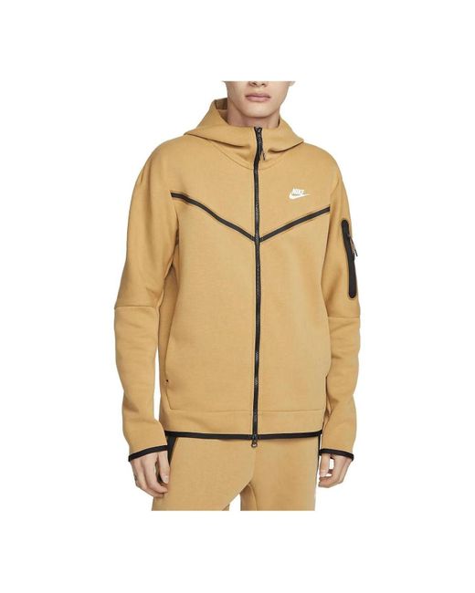 Nike Sportswear Tech Fleece Full-Zip Hoodie Elemental Sail' in Natural ...