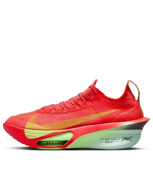 Nike Air Zoom Alphafly Next% 3 'Bright Crimson Lime Blast Mint Foam' in ...