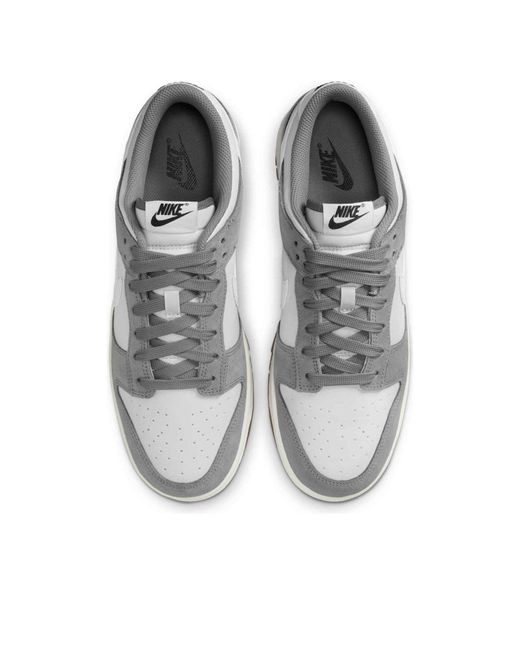 Nike Dunk Low Suede' in White for Men | Lyst