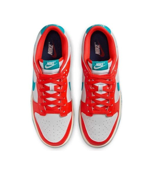 Nike Dunk Low Retro 'Bright Crimson Dusty Cactus' in Red for Men | Lyst