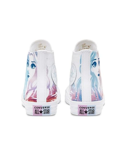 Converse Frozen 2 X Chuck Taylor All Star High 'Anna And Elsa' in Blue ...