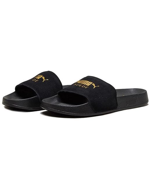 PUMA Leadcat Suede Slide Team' in Black for Men | Lyst UK