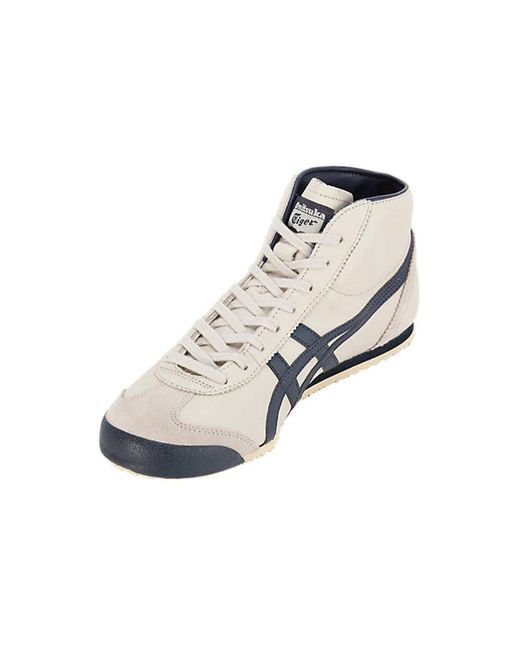 Onitsuka Tiger Mexico Mid Runner 'Creamwhite Dark' in Blue for Men | Lyst