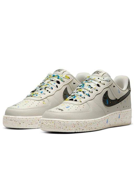 Nike Air Force 1 '07 Lv8 'Paint Splatter in White for Men | Lyst
