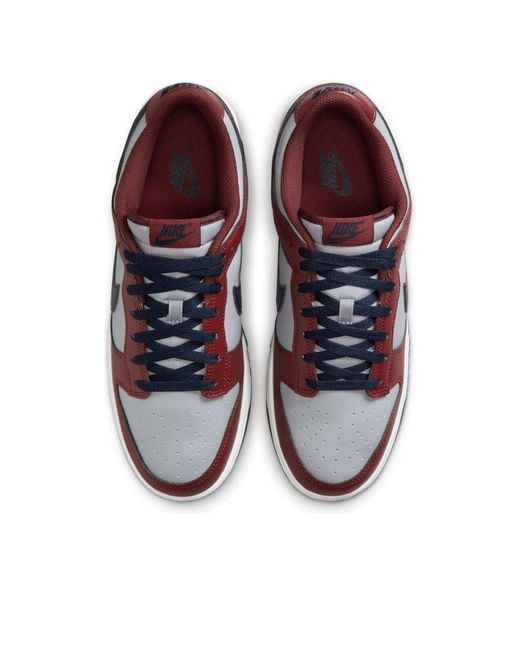 Nike Dunk Low Retro 'Wolf Obsidian Dark Team' in Red for Men | Lyst