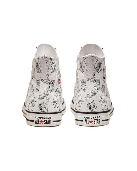 Converse Tom And Jerry X Chuck Taylor All Star High '' in White for Men ...