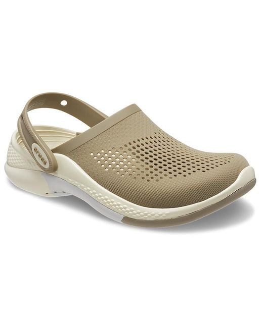 Crocs™ Literide 360 Ombre Marbled Clogs 'Khaki Bone' in Brown for Men ...
