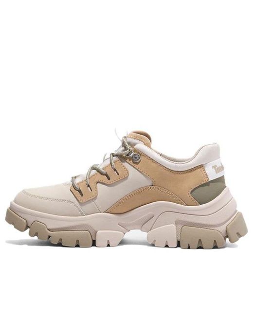 Timberland Adley Way Low Lace Up Sneakers in Natural | Lyst