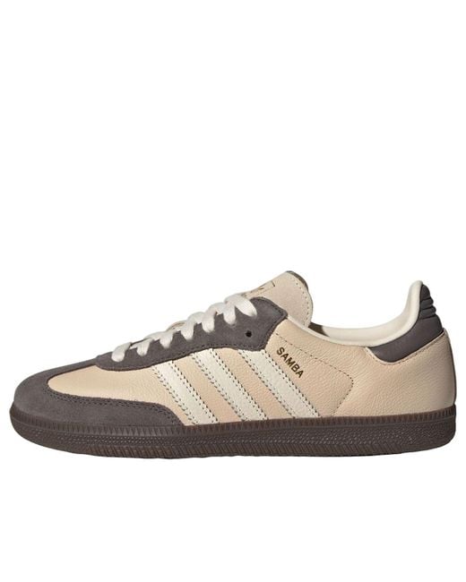 adidas (Wmns) Samba Og 'Crystal Sand Charcoal' in Brown | Lyst