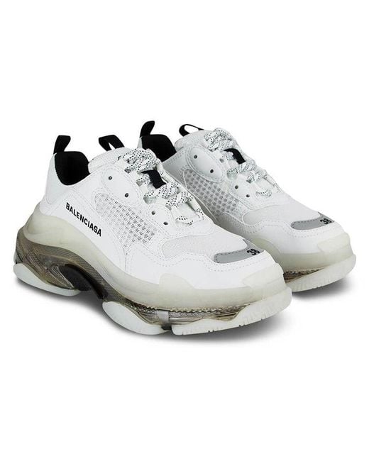 Balenciaga (Wmns) Triple S Sneaker 'Clear Sole in White | Lyst