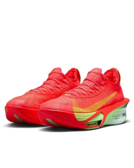 Nike Air Zoom Alphafly Next% 3 'Bright Crimson Lime Blast Mint Foam' in ...