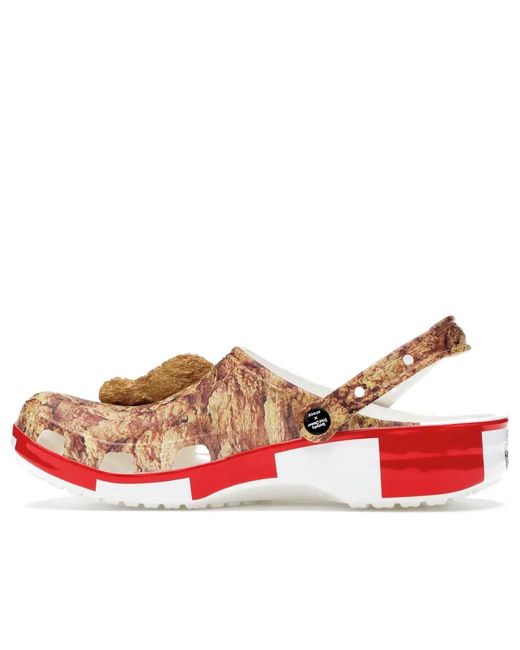 Crocs™ Kfc X Classic Clog 'Fried Chicken Print' in Red for Men | Lyst
