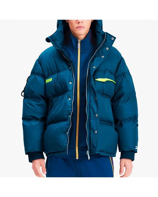 PUMA X Ader Error Down Puffer in Blue for Men | Lyst UK