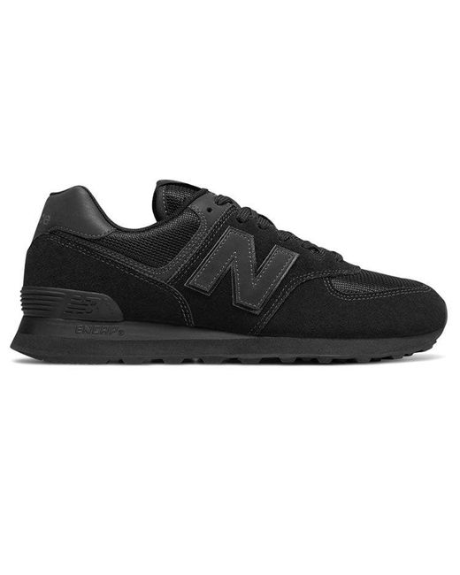 New Balance 574 'Tonal' in Black for Men | Lyst