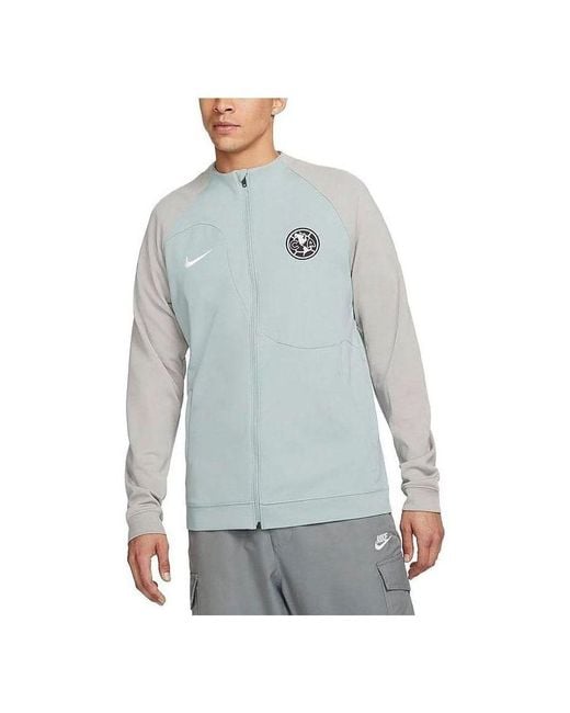 Nike 22-23 Club America Academy Pro Anthem Jacket 'Dusty Sage' in Blue ...